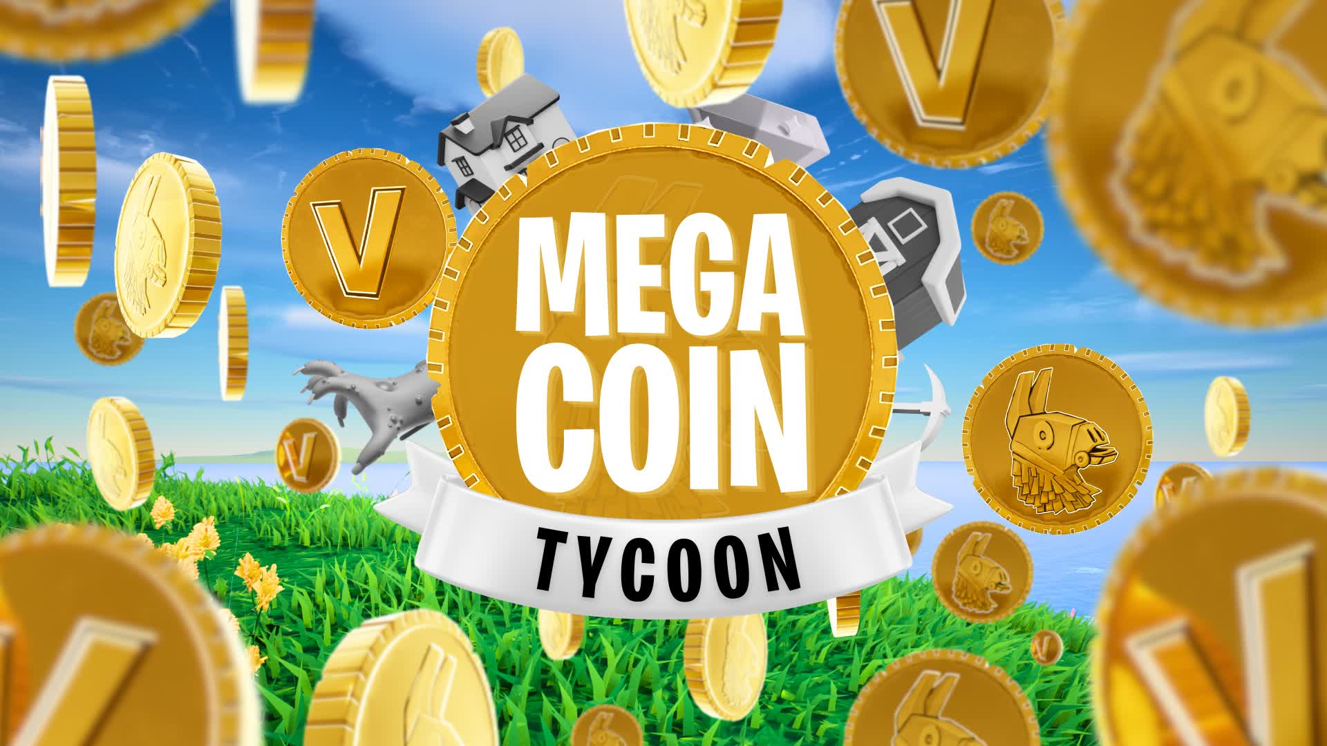MEGA COIN: Tycoon 3992-7525-2292 by johnnyblueprint - Fortnite Creative Map Code - Fortnite.GG