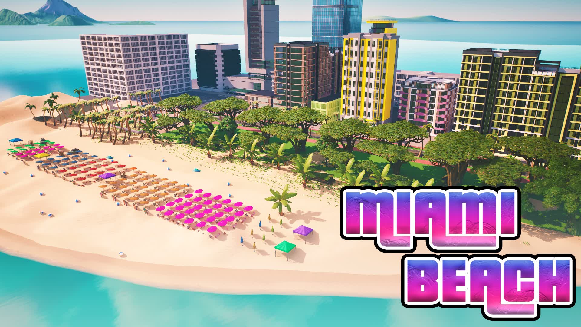 🌴Miami Beach FFA🏖️ 9332-8867-6789 by bullet - Fortnite Creative Map ...