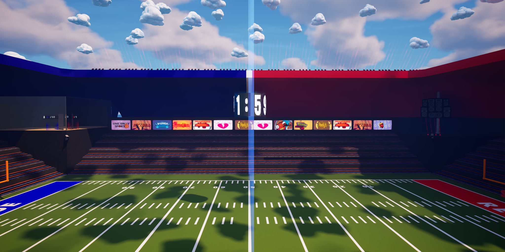 Red vs Blue Stadium🔴🔵 5827-7189-7605 by grubble - Fortnite Creative Map ...