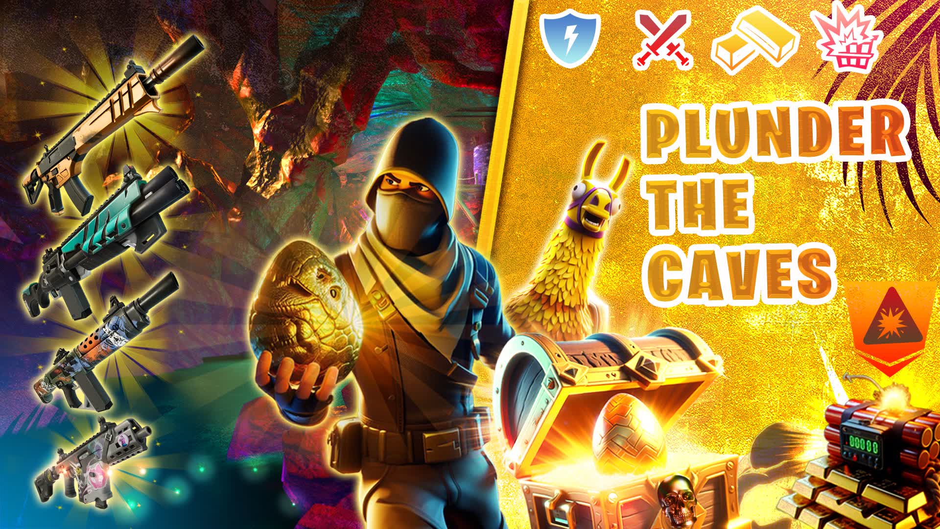 PLUNDER THE CAVES 7385-3224-0691 by bubblebunz - Fortnite Creative Map ...