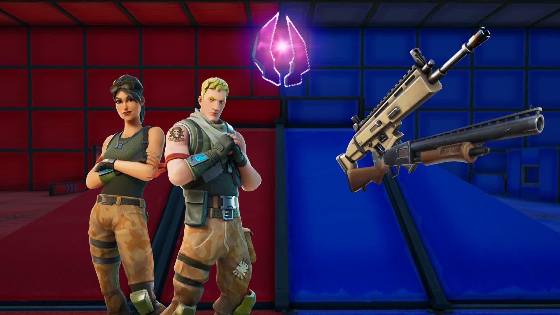 NEW! Red vs Blue OG WEAPONS 5141-1006-7919 by guloco - Fortnite ...