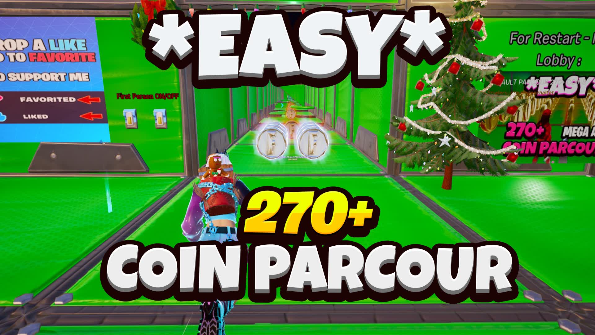 🌟DEFAULT PARKOUR 270+ COINS 2504-2207-3814 by icyveinsfn - Fortnite ...