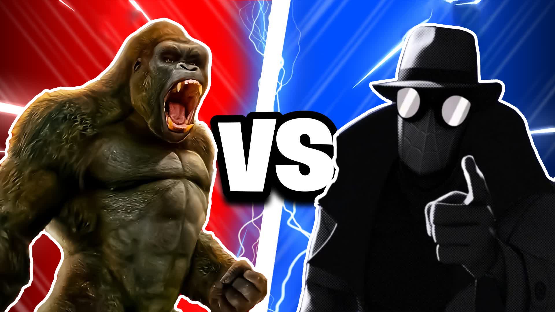 SPIDERMAN NOIR VS KING KONG RED VS BLUE 9700-2354-3679 by ...