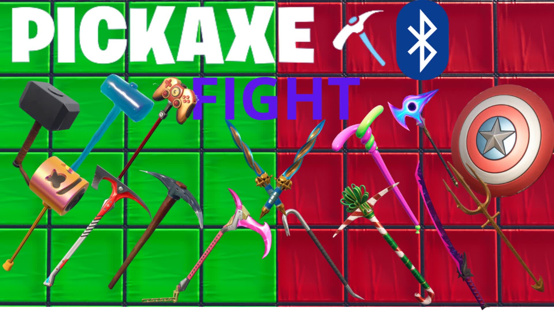 🟢⛏️GREEN VS RED|🔨PICKAXE BLUETOOTH⛏️🟥 1624-2798-8362 by angelq ...