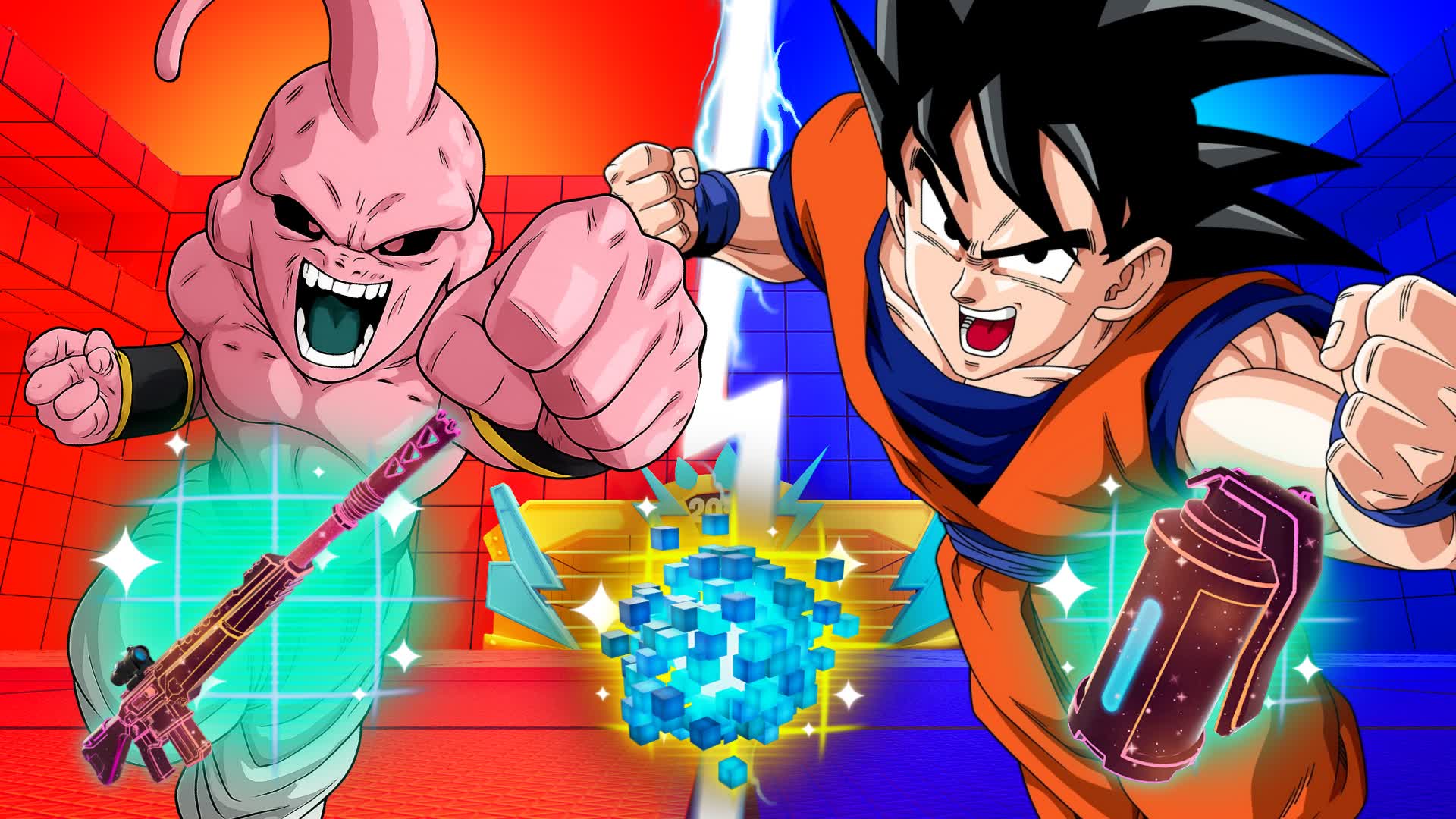 DBZ RED VS BLUE🔴🔵 4959-2303-0583 by farma - Fortnite Creative Map Code ...