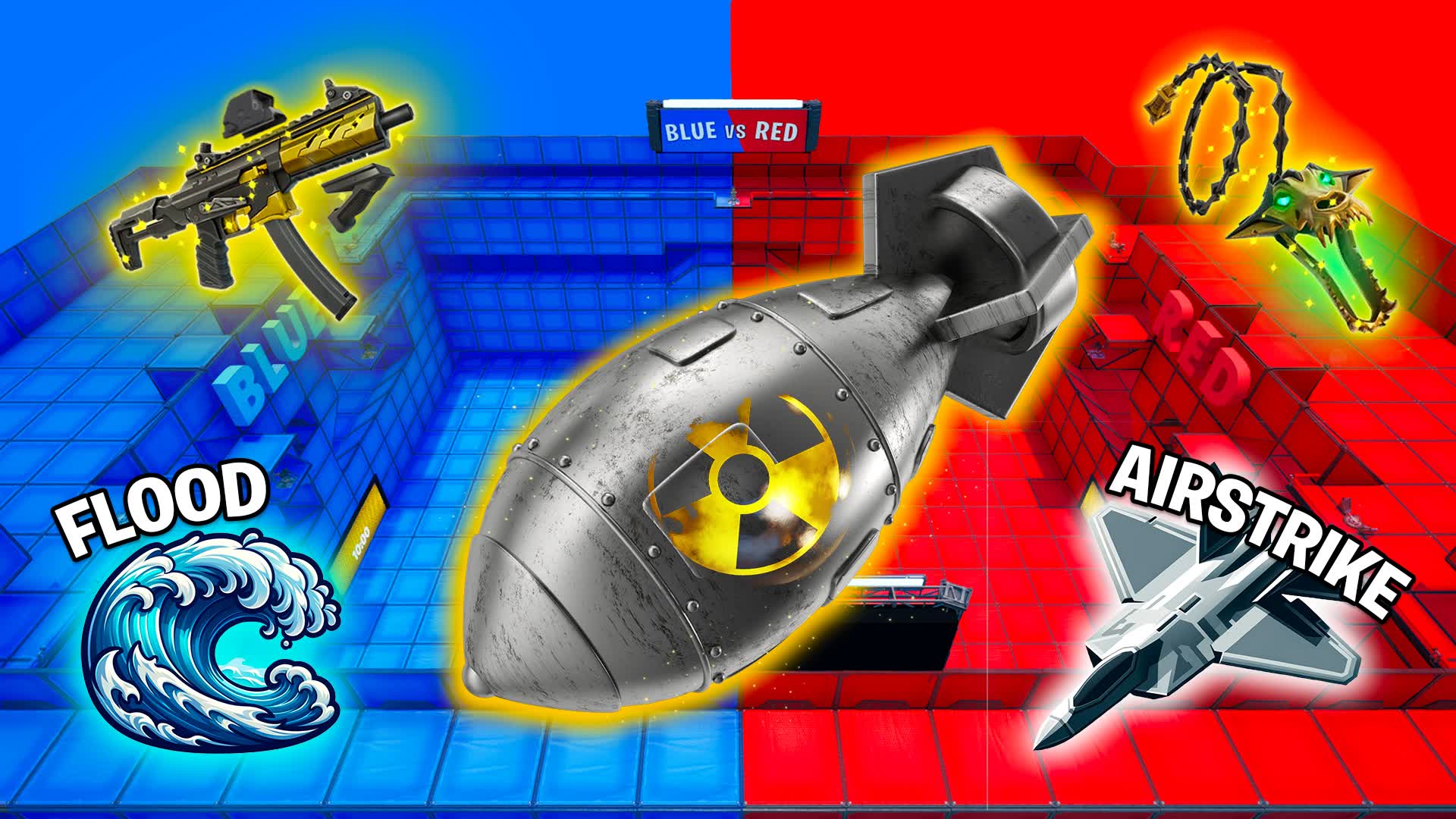 SUPER NUKE RED VS BLUE 🔴🔵 0600-4096-4572 by r-e-n-z - Fortnite Creative ...