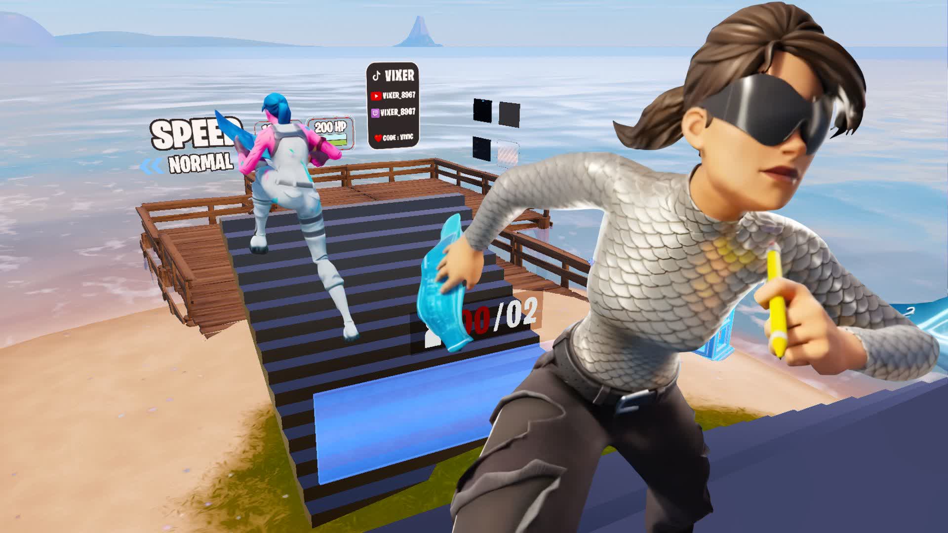 🔥1v1 Build Fights! [VIXER] 8861-2029-2499 by vivic - Fortnite Creative Map Code - Fortnite.GG