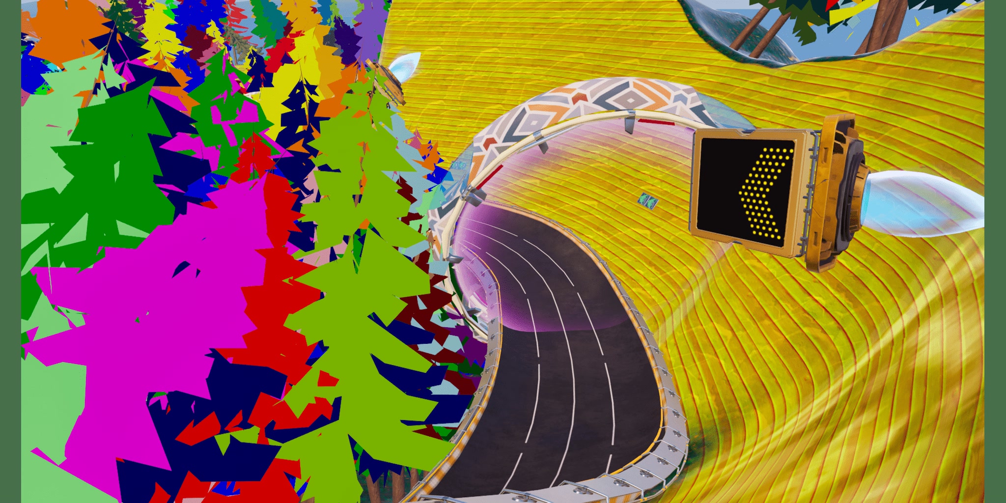 RainBow Forest Racer !!! 0475-6524-4659 by bigols - Fortnite Creative ...