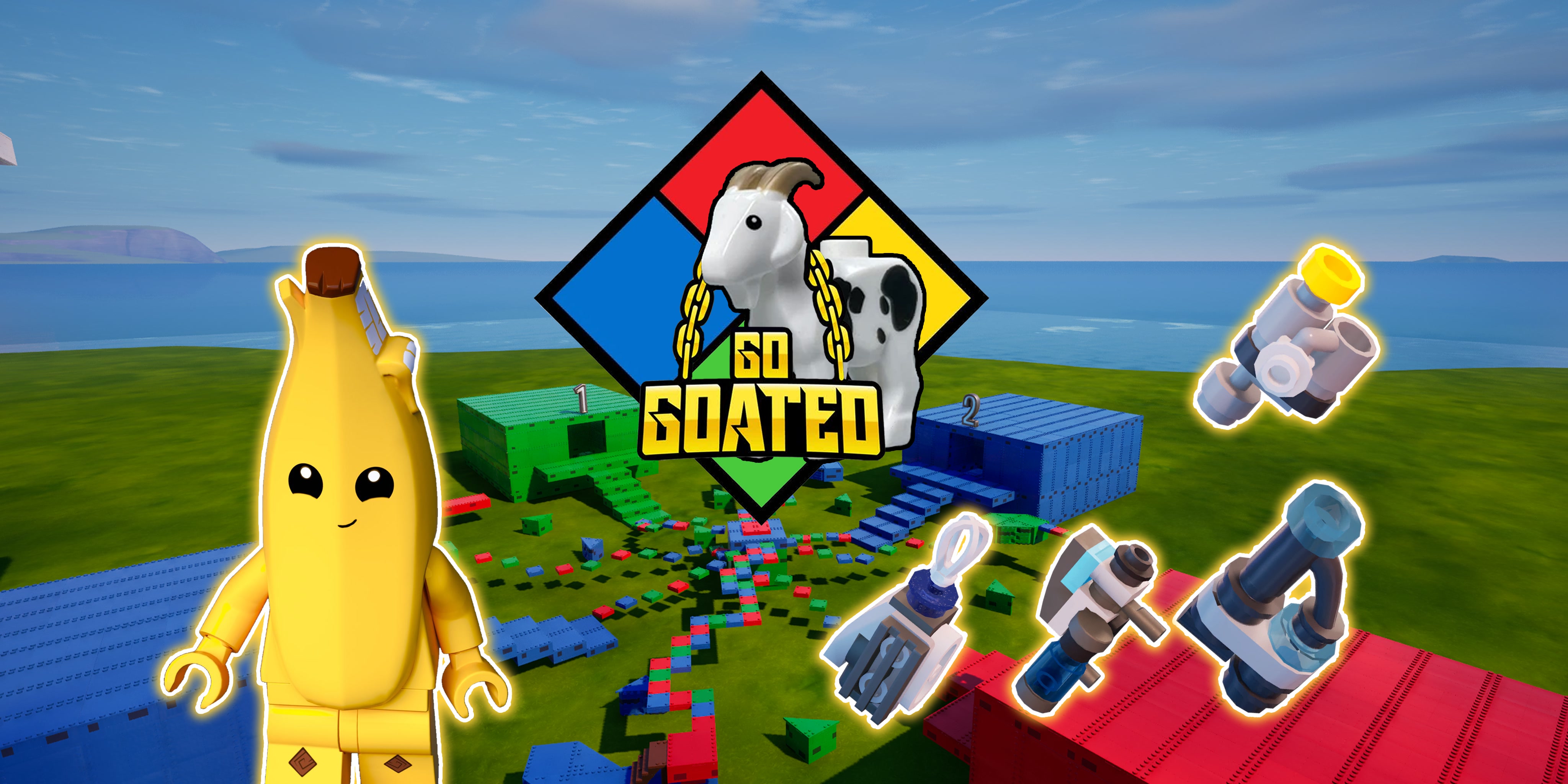 BLOCKY GO GOATED!🐐 0611-4927-2940 by blyber - Fortnite Creative Map Code - Fortnite.GG