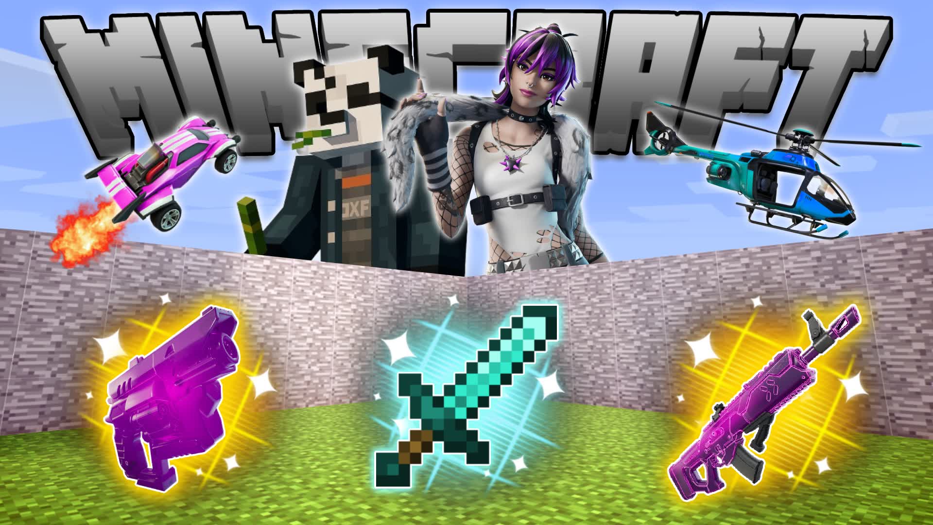 MINECRAFT 1V1 WITH EVERYGUN 2036-9325-1271 by pwime - Fortnite Creative ...