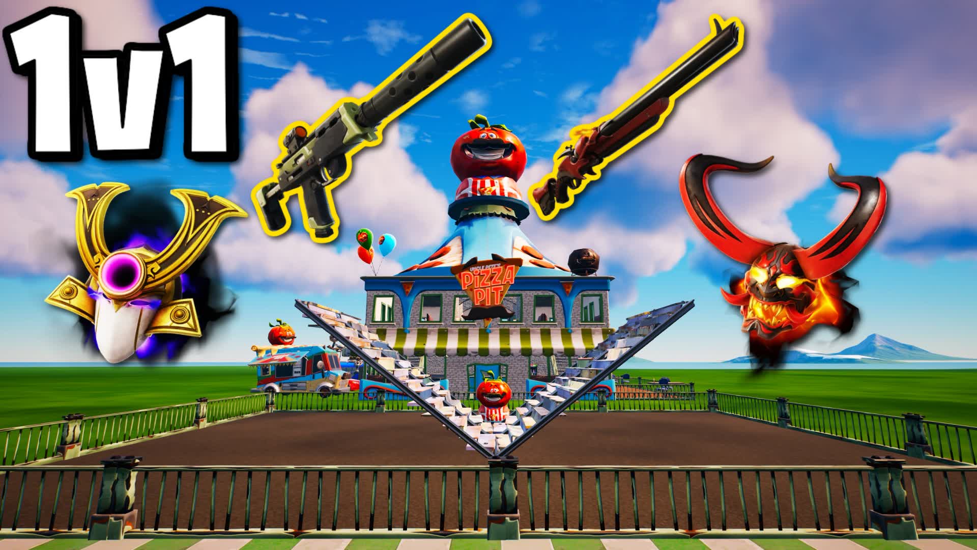 Tomato Town 1V1 🍕 3170-9331-7179 by fusion - Fortnite Creative Map Code ...