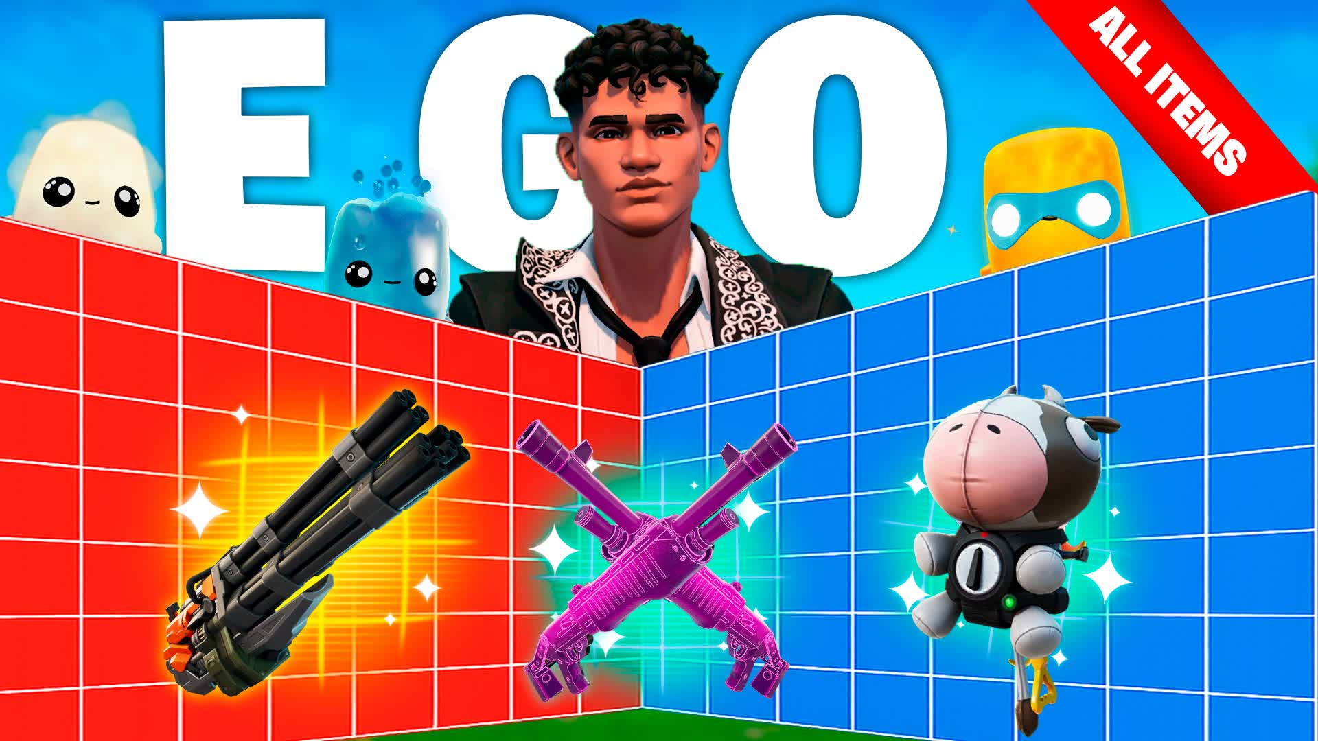 EGO Red vs Blue 🔵🔴 3184-7858-5913 by victor_poke - Fortnite