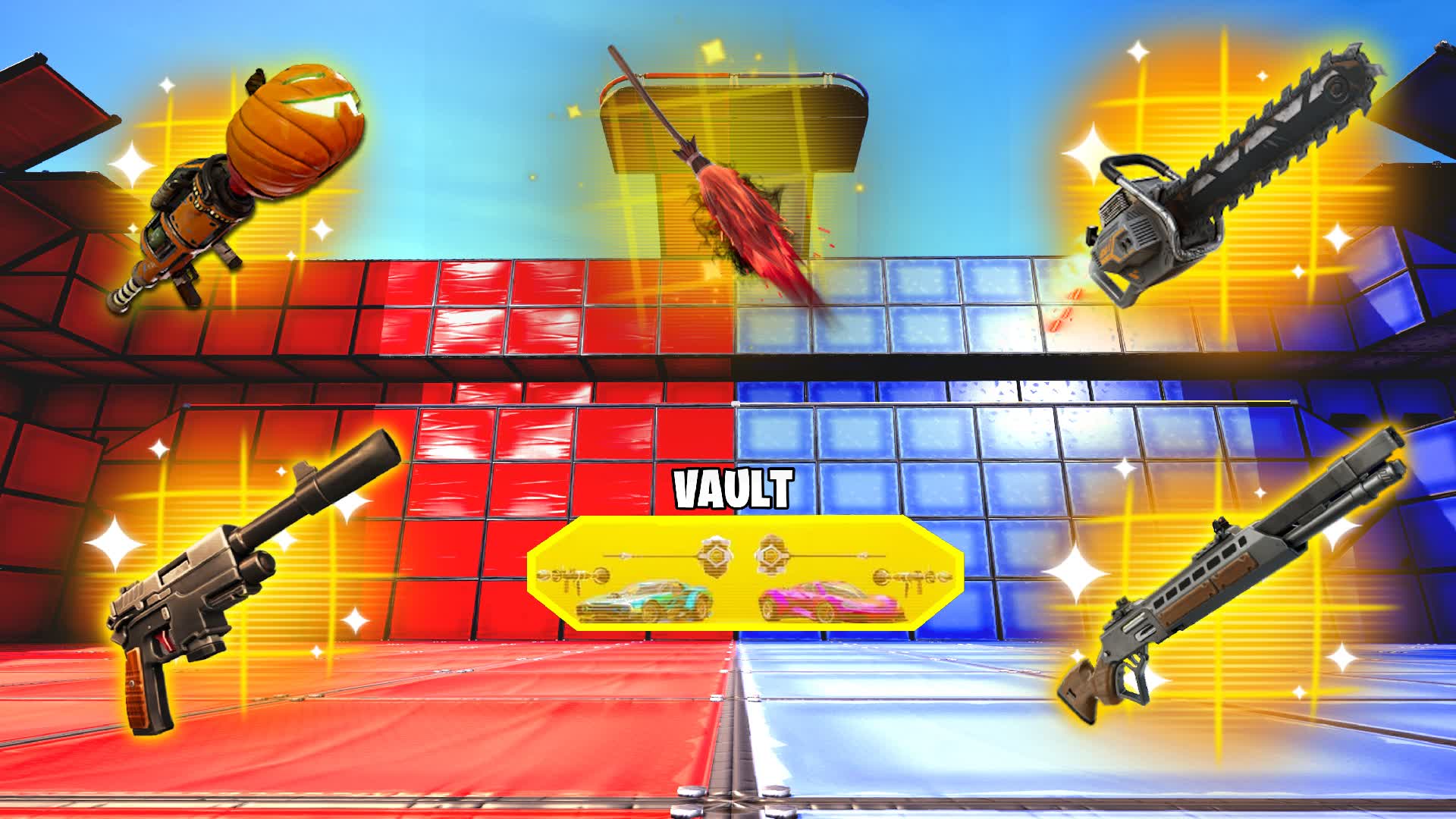 SUPER RED VS BLUE 🔵🔴 9177-0001-5638 by zyntax - Fortnite Creative Map Code - Fortnite.GG