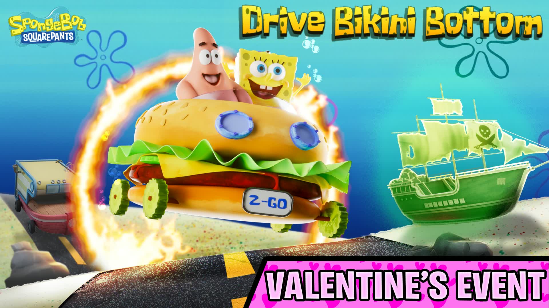 Drive Bikini Bottom [SpongeBob] 5218-8692-0070 by spongebobplay - Fortnite