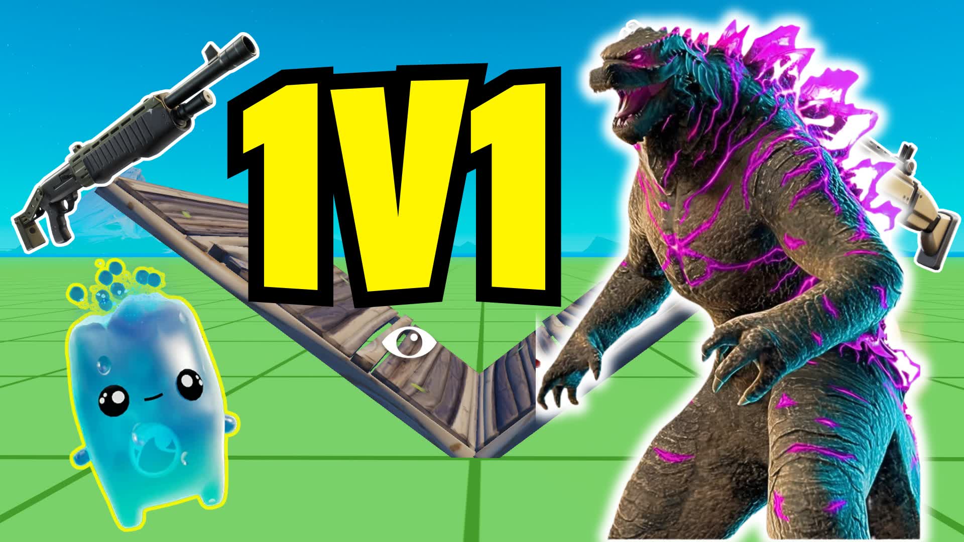 TMNT ⭐ 1V1 SPECTATE MAP 5033-4693-7377 من ابتكار stamp - Fortnite
