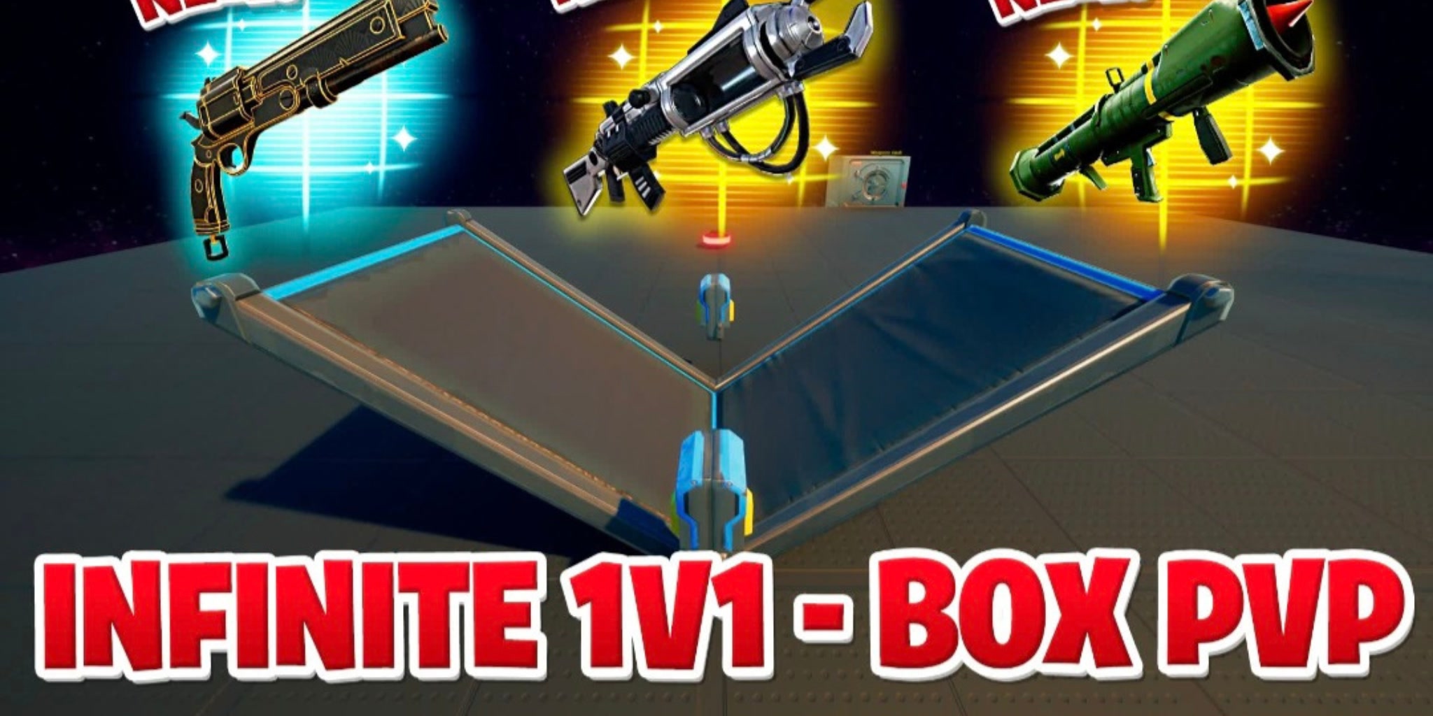 1V1 MAP INFINITE ALL GUNS 7176-8704-7460 by chibodc - Fortnite Creative Map Code - Fortnite.GG