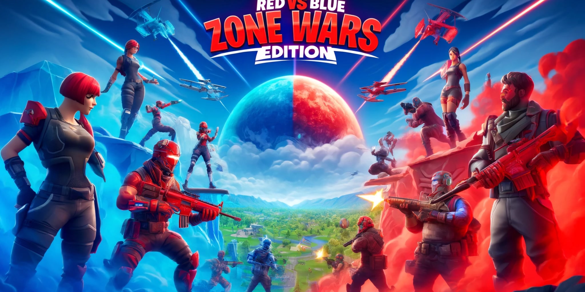 RED VS BLUE Zone Wars Edition 1 7609-8292-7559 by fl_jett - Fortnite ...