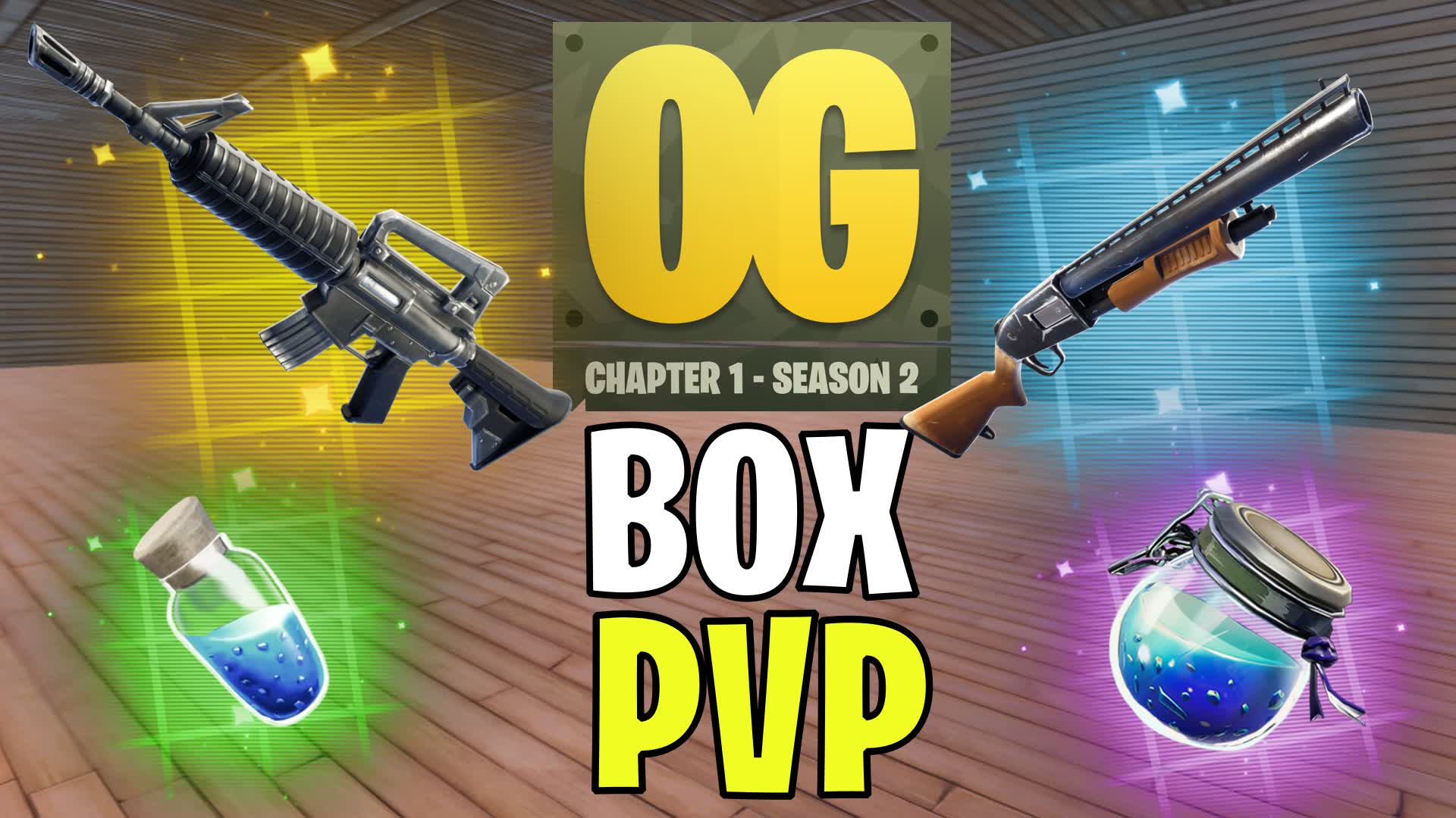 OG PVP BOX FIGHT! OG LOOT! 1206-9418-3868 by patusonik - Fortnite Creative Map Code - Fortnite.GG