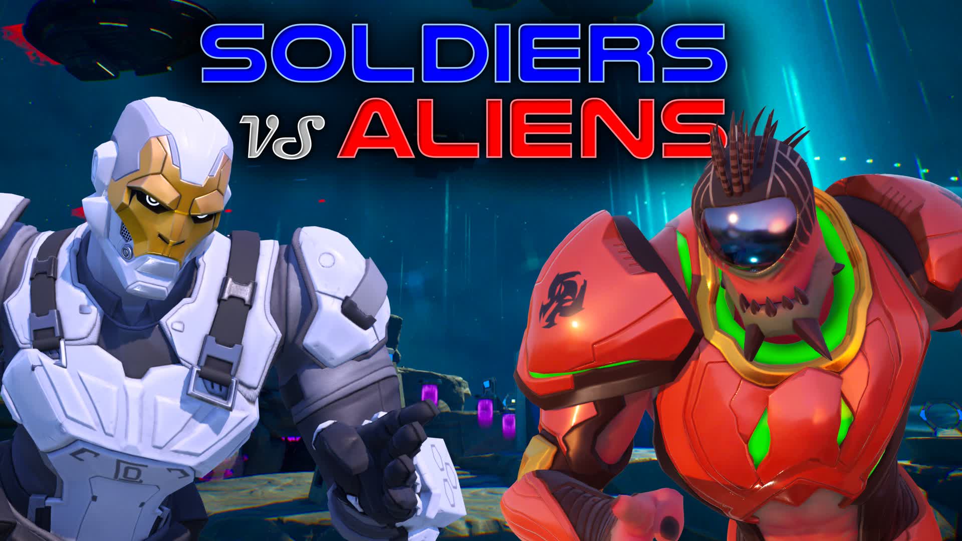 Soldiers vs Aliens 8552-2731-3532 من ابتكار pixelandpoly - Fortnite