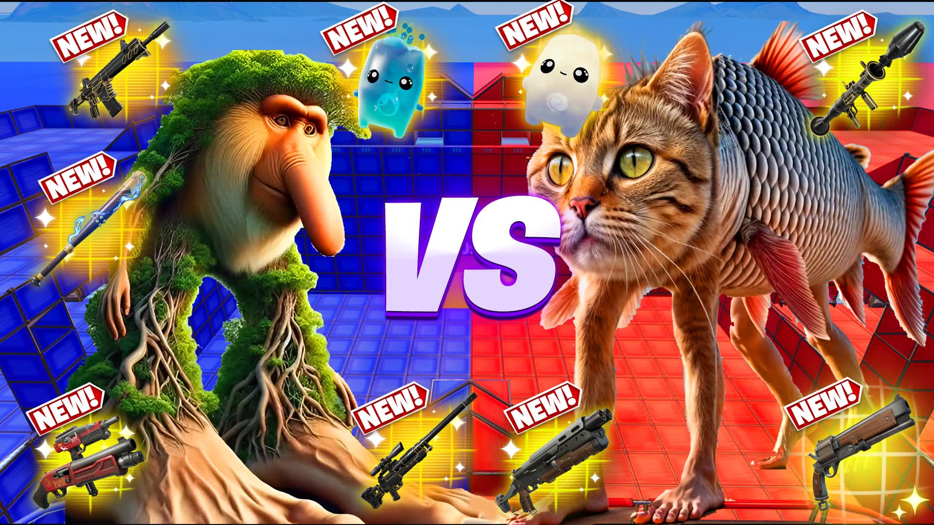 🔥SUPER BRAINROT🤣 RED VS BLUE MEME 🔴🔵 2148-6039-6512 by sntz1 - Fortnite ...