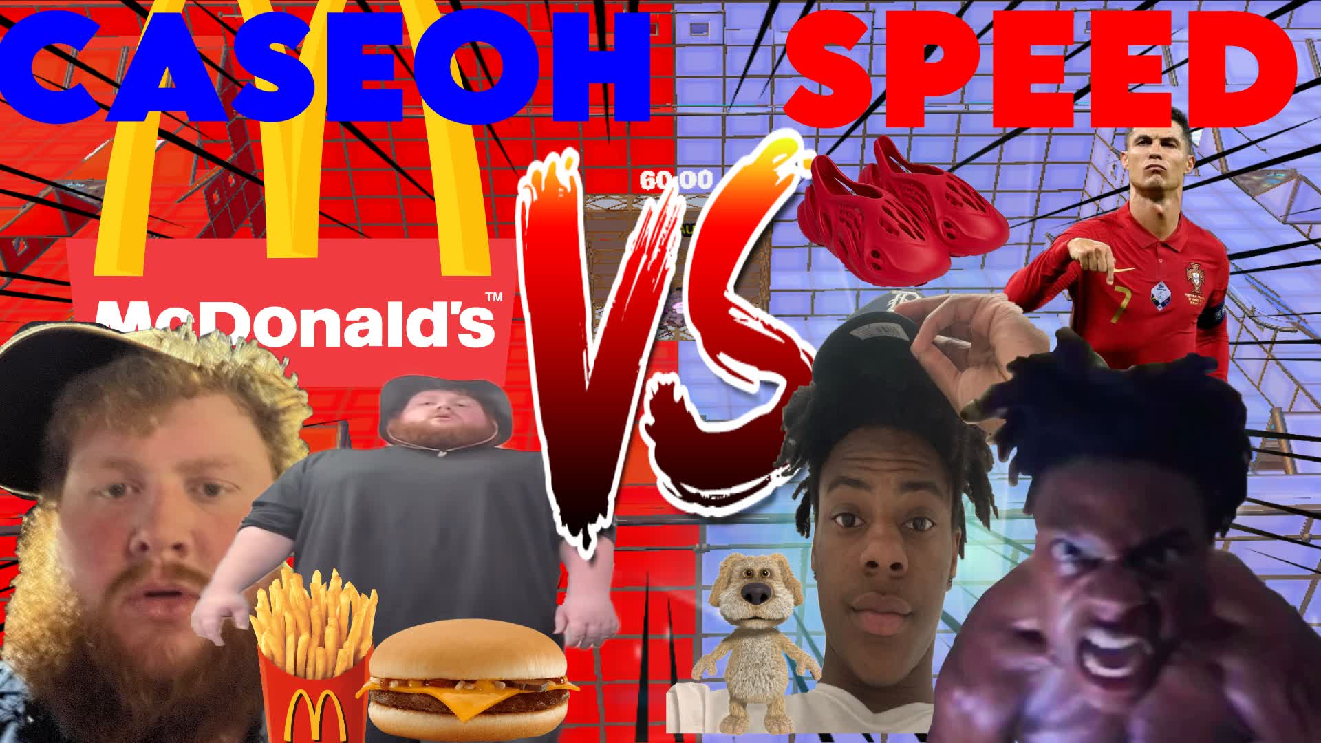 CASEOH VS SPEED🍔⚡ 2339-8918-8844 by olakei - Fortnite Creative Map Code - Fortnite.GG