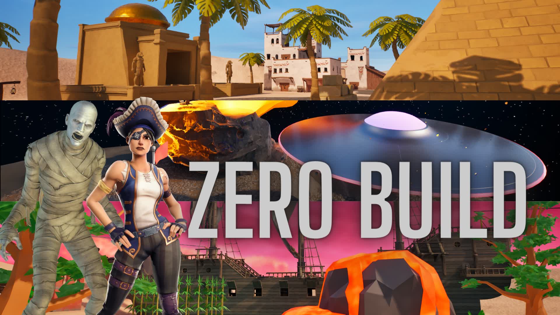 MUMMIES VS PIRATES - ZERO BUILD - 2457-7317-6945 | Fortnite Zone