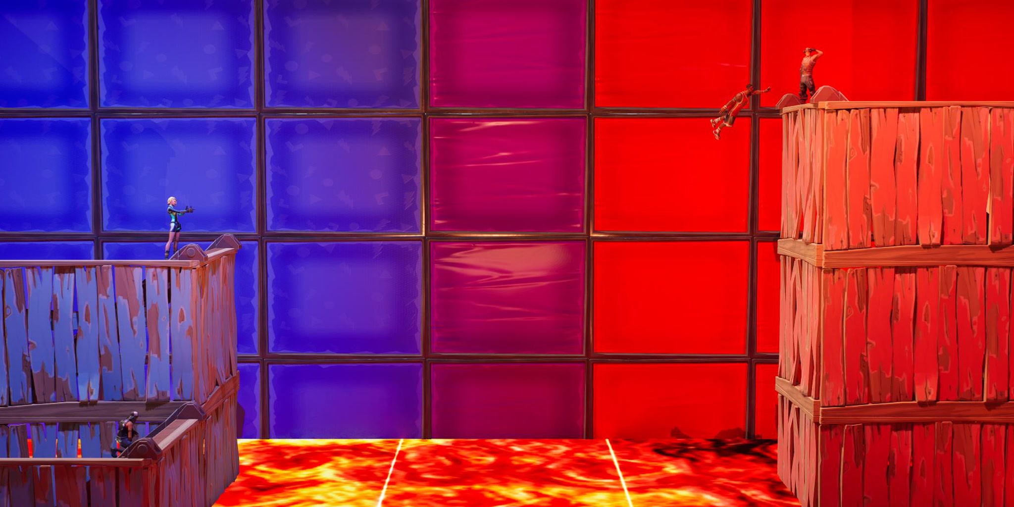 [RED VS BLUE] The Floor Is Lava 7556-0051-9097 by terrysboy - Fortnite ...