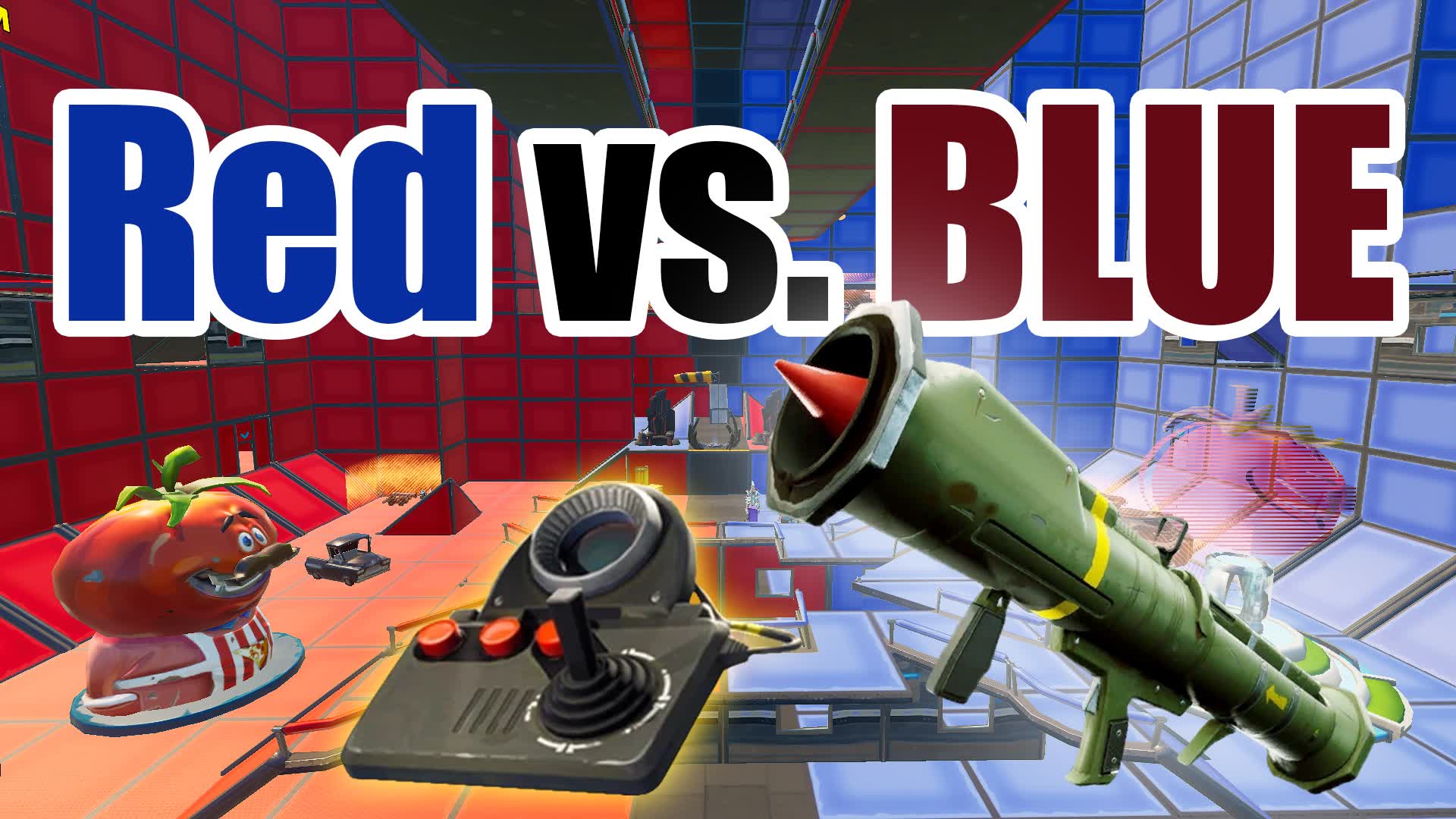 Krasses Rot gegen Blau 6455-3750-9829 by nite1 - Fortnite Creative Map ...