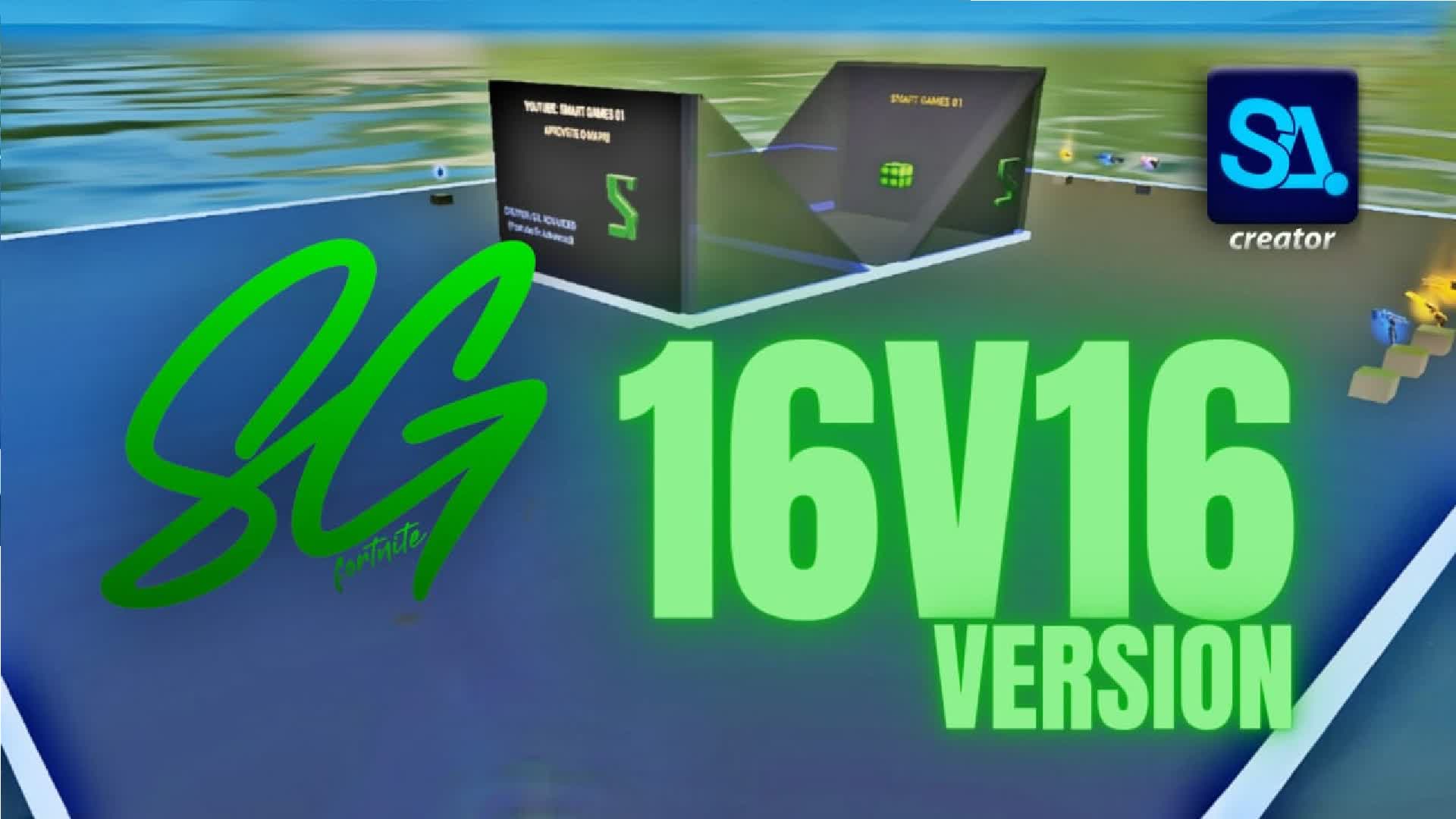 🔥SMART 1v1 💚 16 PLAYERS 💾 0310-6981-1067 by Wine Smart - Fortnite.GG