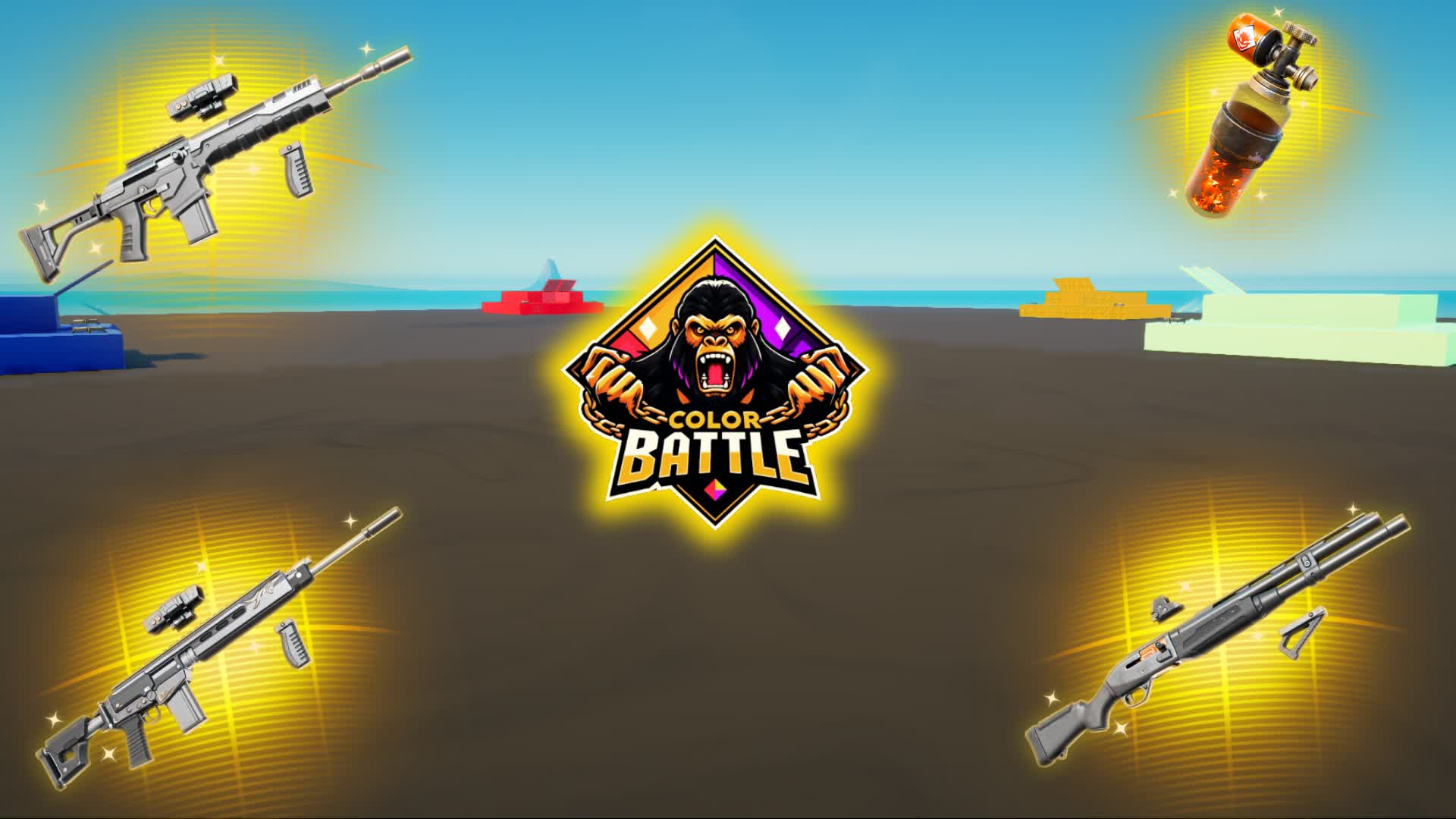 🌈COLORS WARS🌈 - 4310-8142-0734 | Fortnite Zone