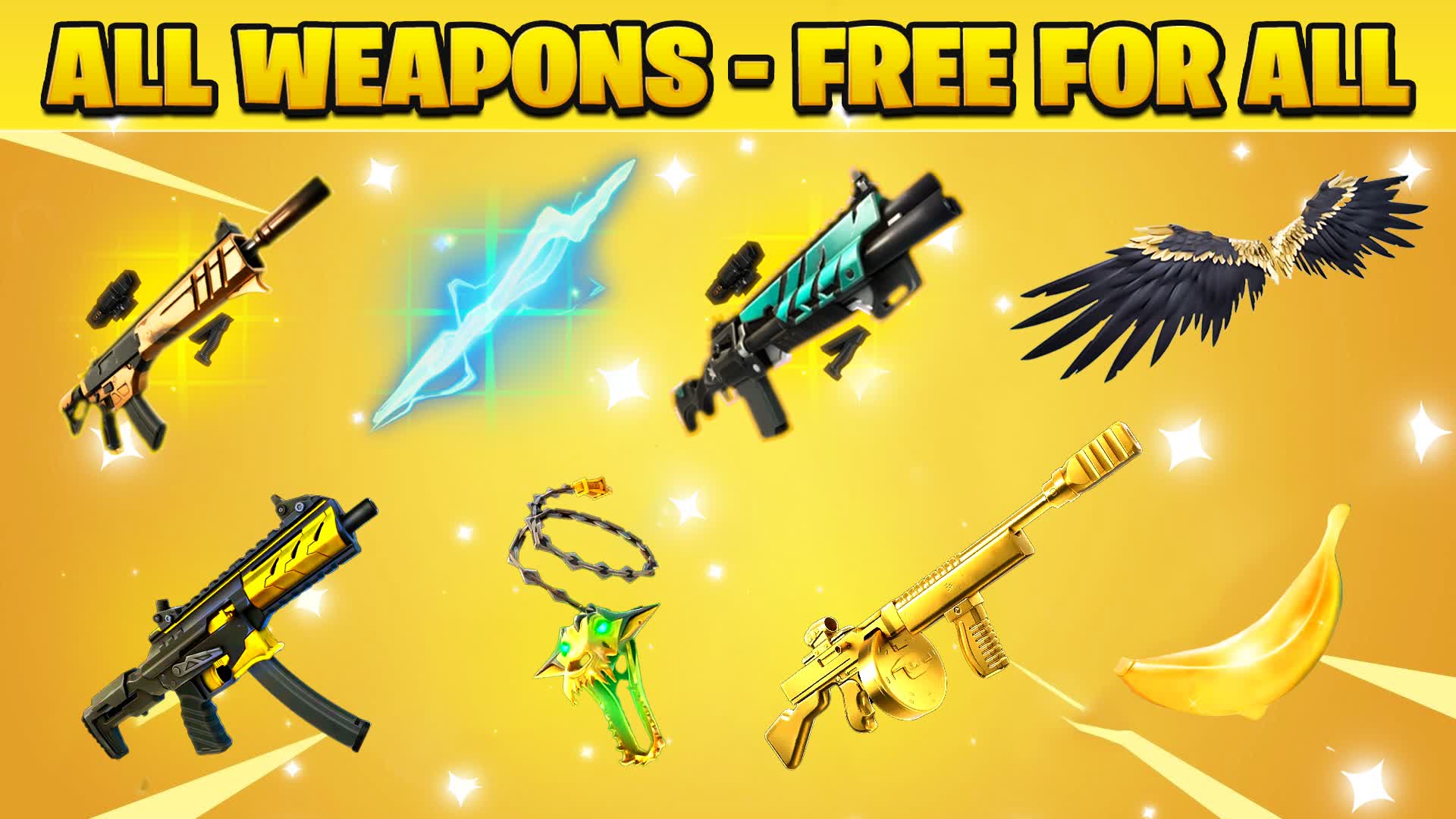 Juega 📀 ALL WEAPONS - FREE FOR ALL - 4411-6946-4290 | Fortnite Zone