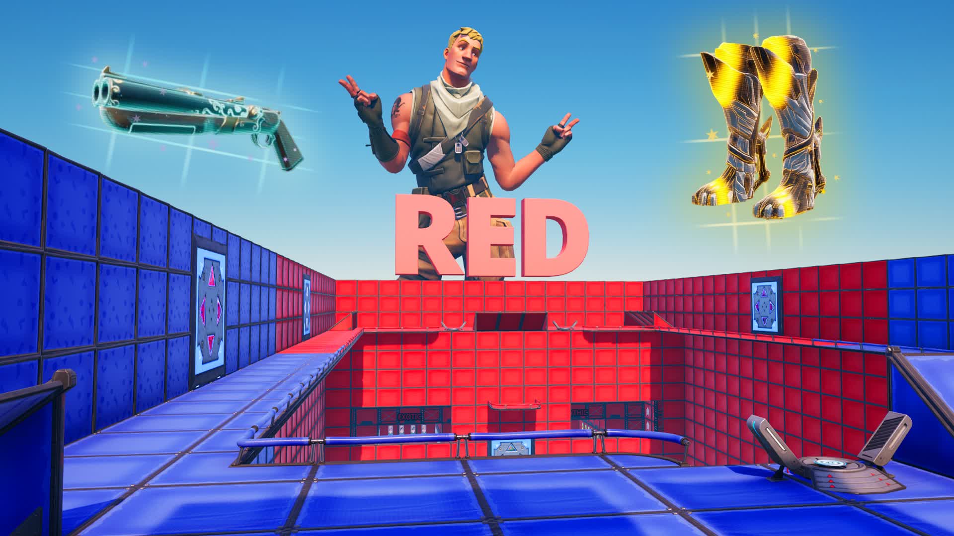 🔴 RED VS BLUE 🔵 2897-2543-5260 by chouchou - Fortnite Creative Map Code ...