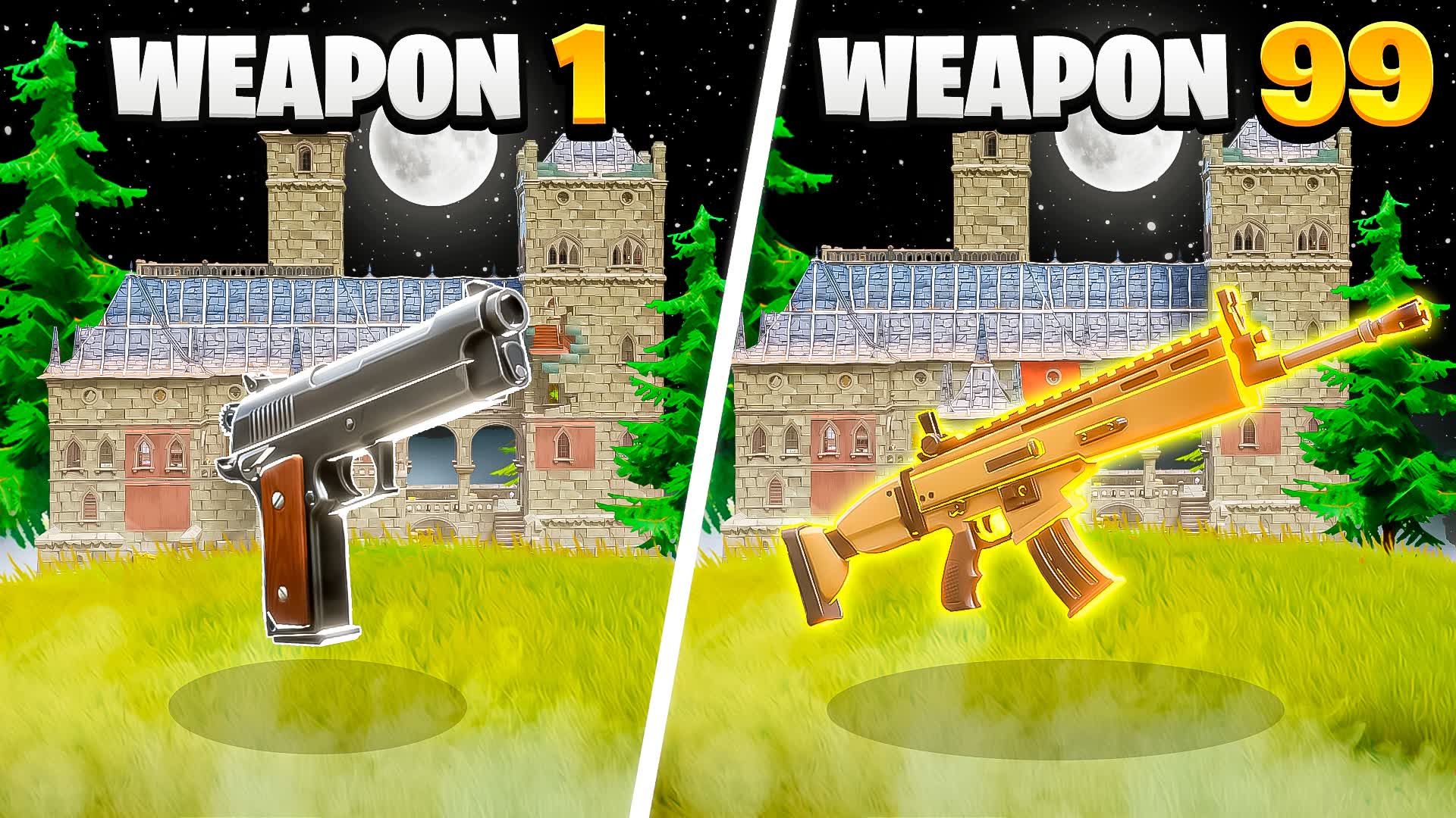 SCARY NIGHT INFINITE GUN GAME 👻 9368-2470-3470 by drink - フォートナイト