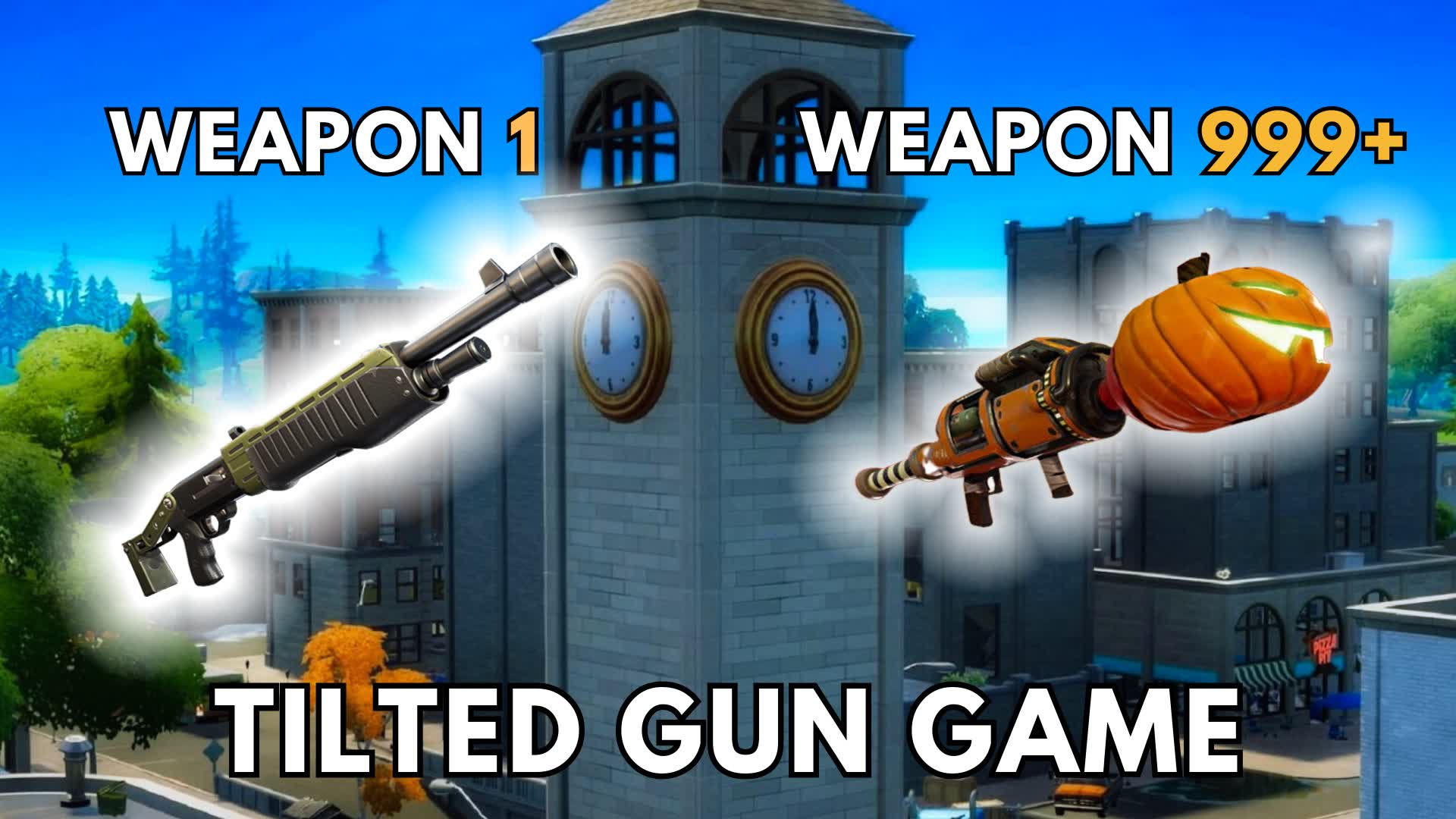 🔫 NEW TILTED GUNGAME 💥ONE SHOOT 6351-2468-9109 by asmo - Fortnite Creative Map Code - Fortnite.GG