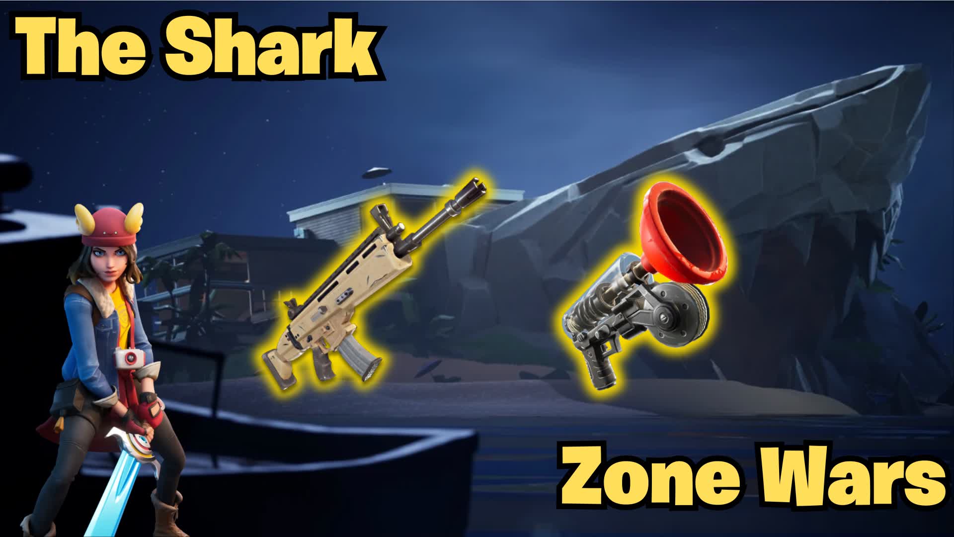 The Shark ZoneWars 1203-3321-0050 by 5ud - Fortnite Creative Map Code ...