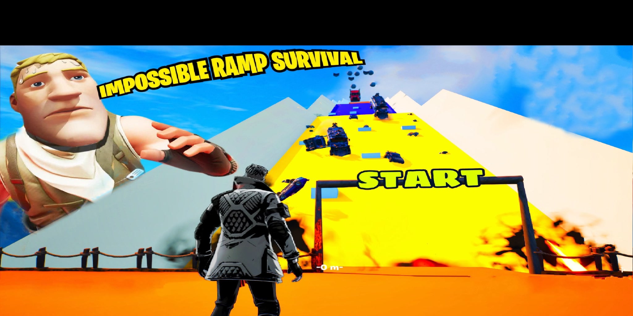 IMPOSSIBLE RAMP SURVIVAL 2016-1362-0726 by thenks - Fortnite Creative Map Code - Fortnite.GG