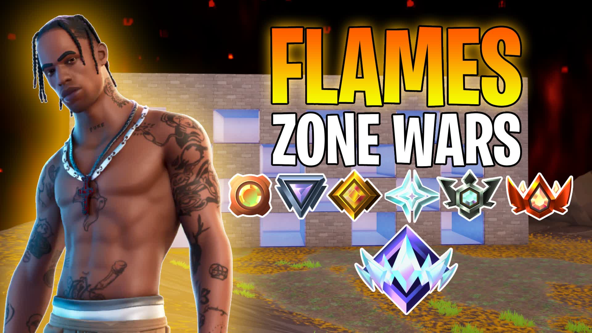 THE FLAMES ZONE WARS 🏆 2005-1410-0592 by abdox - Fortnite Creative Map ...