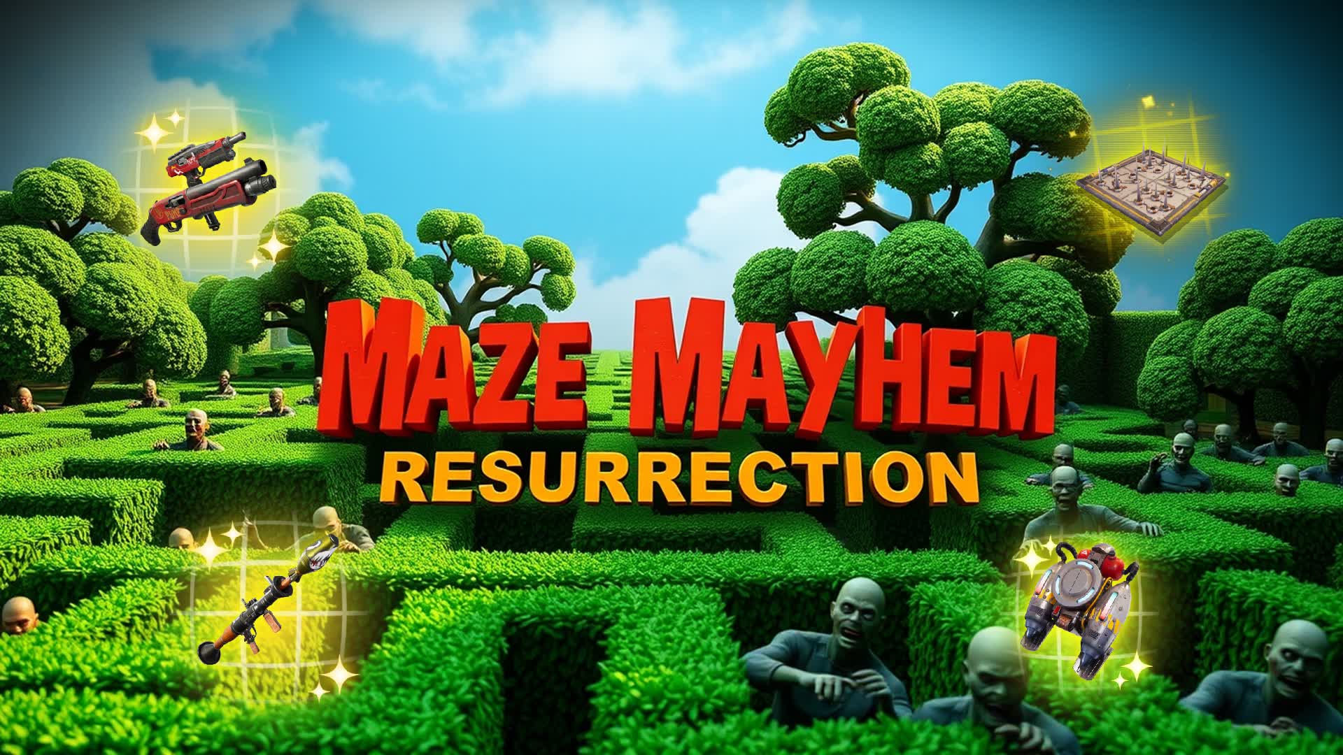 🧩 Maze Mayhem: Resurrection 🧩 - 8421-7256-1022 | Fortnite Zone
