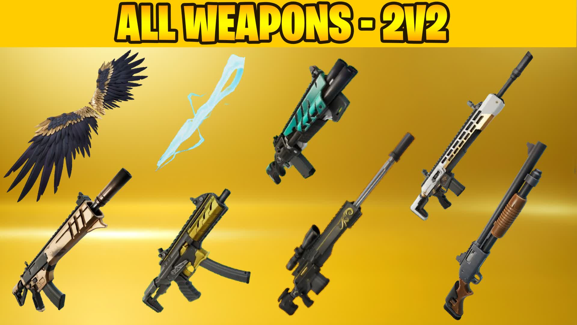 All Weapons 2v2 9685-7326-0605 by 2xriot - Fortnite Creative Map Code ...