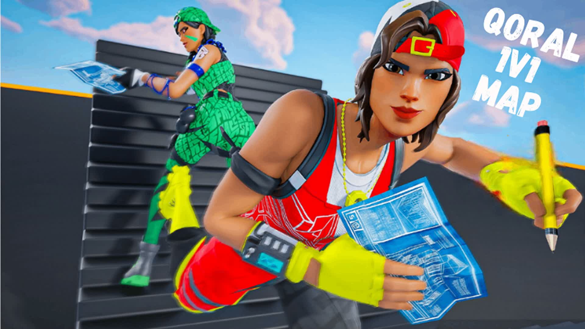 Qoral 1v1 Map (200 Pumps) 2459-3796-6745 by qoral - Fortnite Creative Map Code - Fortnite.GG