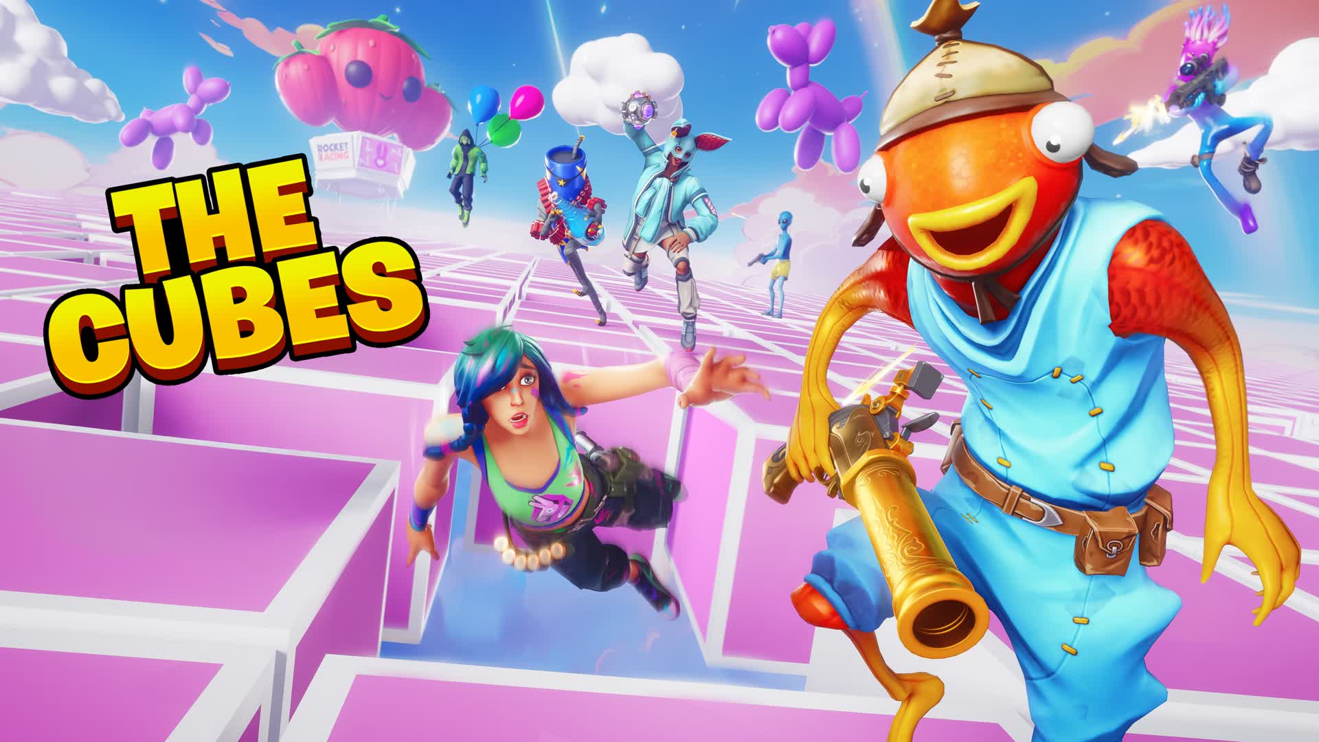 maxdy tarafından üretilen THE CUBES 5195-7811-9680 - Fortnite