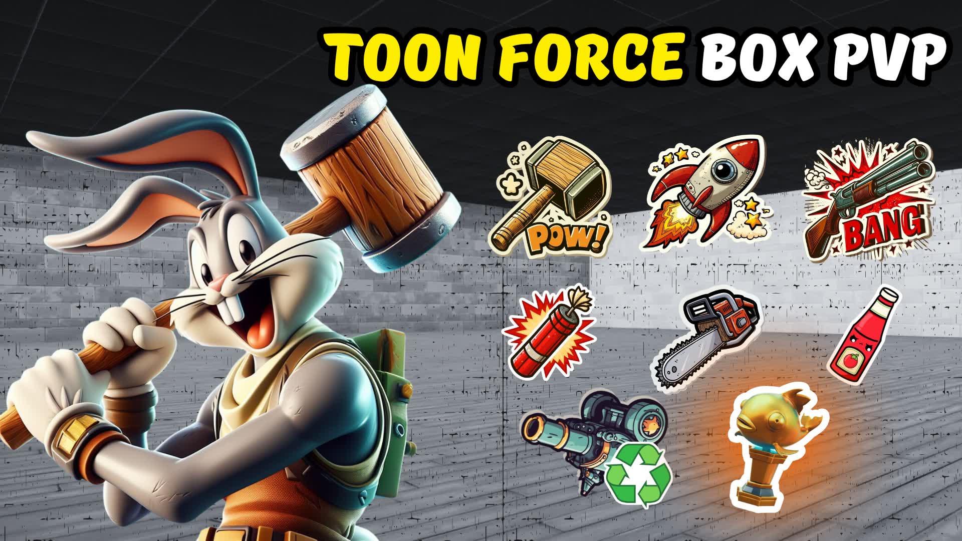 💥 TOON POWERS BOX PVP 📦 1143-3452-9341 by drewzao - Fortnite Creative Map Code - Fortnite.GG
