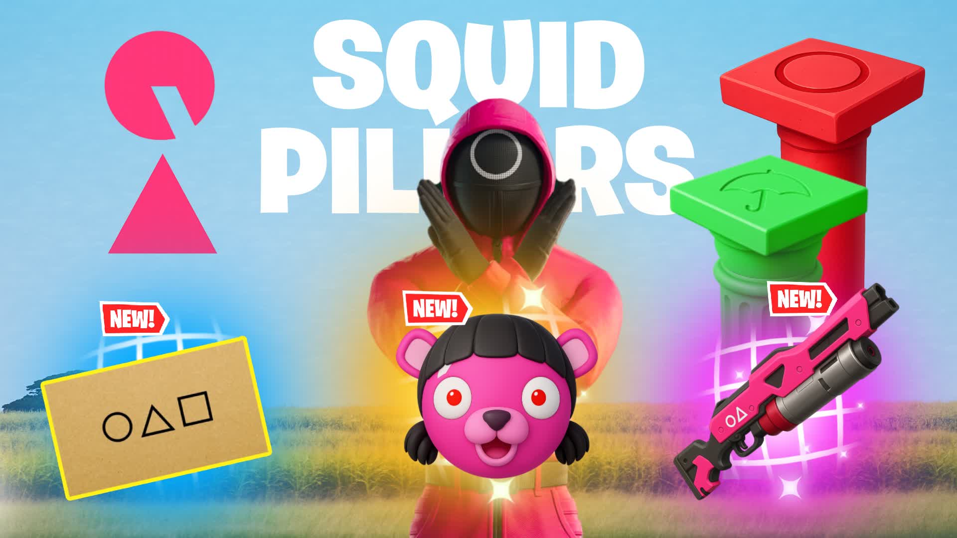 SQUID PILLARS GAME 8002-0277-2313 by untie - Fortnite