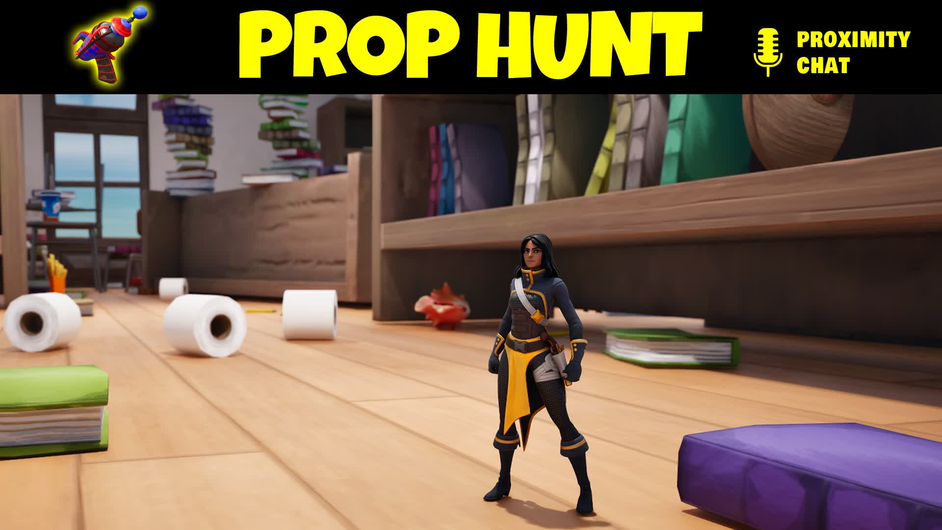 ESCONDITE BOOKNITE CACHE CACHE PROP HUNT 8772-5965-9088 by drestudio3d - Fortnite Creative Map ...