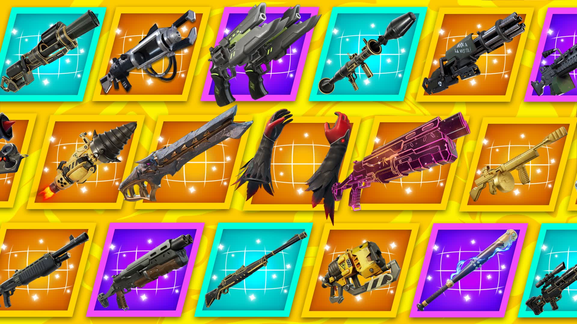 ALL WEAPONS 3425-0311-8206 by apfel - Fortnite Creative Map Code - Fortnite.GG