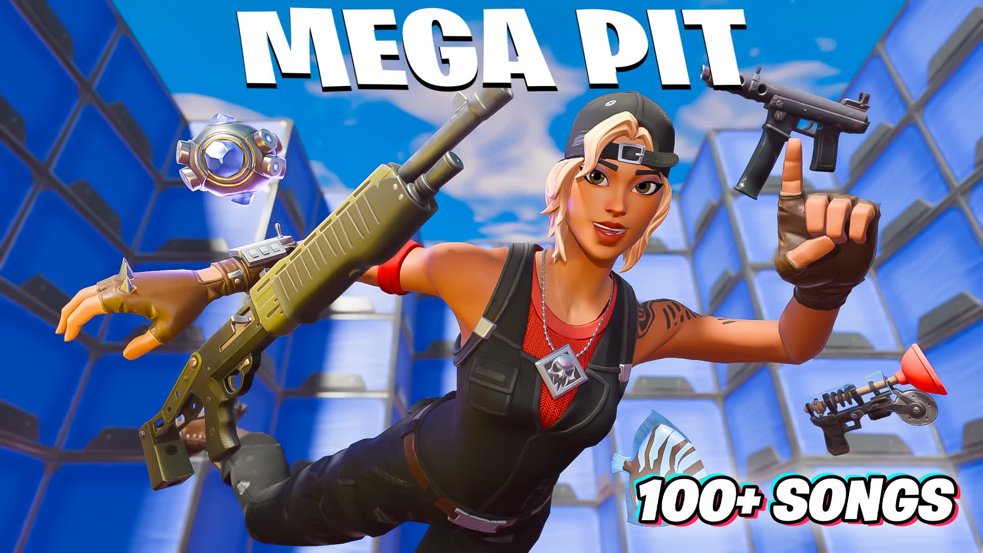 🎵 MEGA PIT 100+ SONGS 1557-7310-1823 by omxgax - Fortnite Creative Map ...