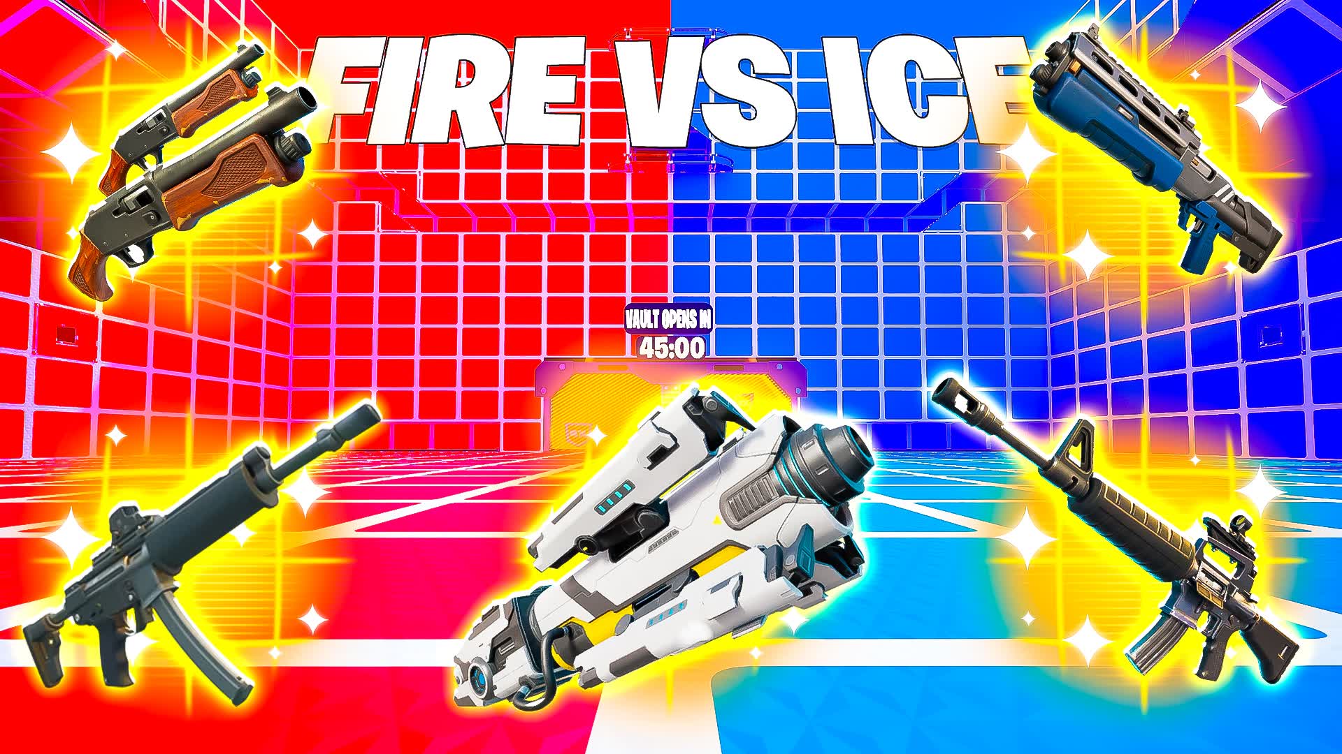 🔥FIRE VS ICE ️ 8814-3896-8175 by centi - Fortnite