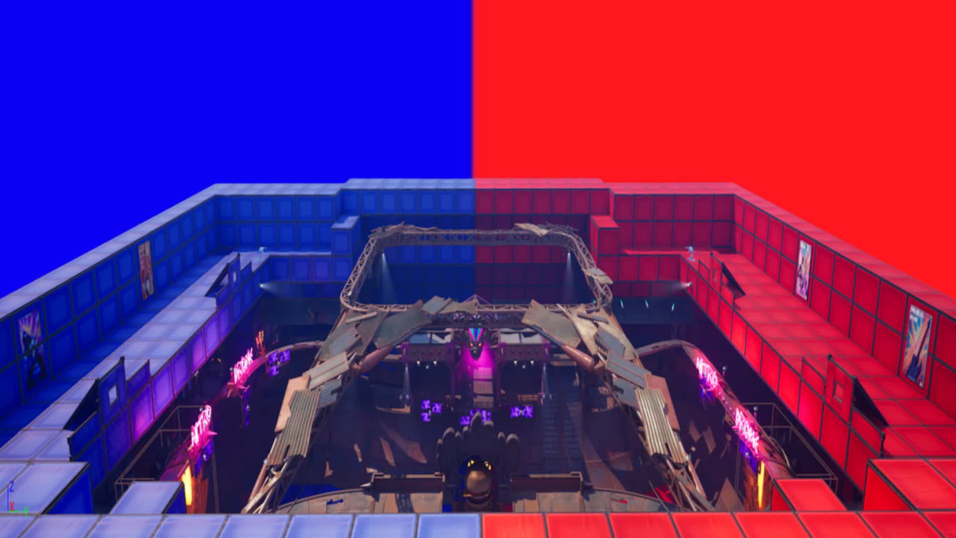 NITRO RED🔴 VS BLUE🔵🔥GUNS 9368-7786-2805 by heems1 - Fortnite