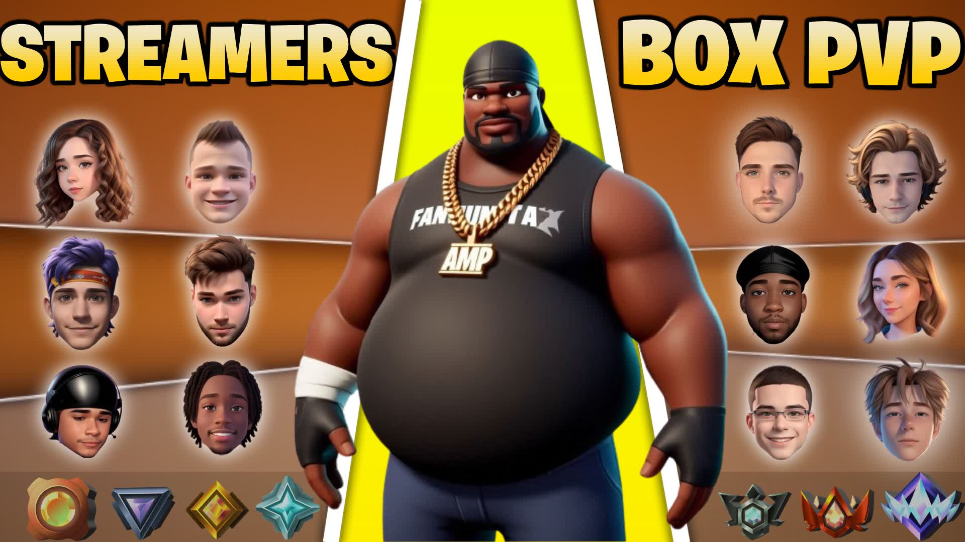 CRAZY STREAMERS BOX PVP🎥 📦 9894-5321-2267 by zumer - Fortnite Creative ...