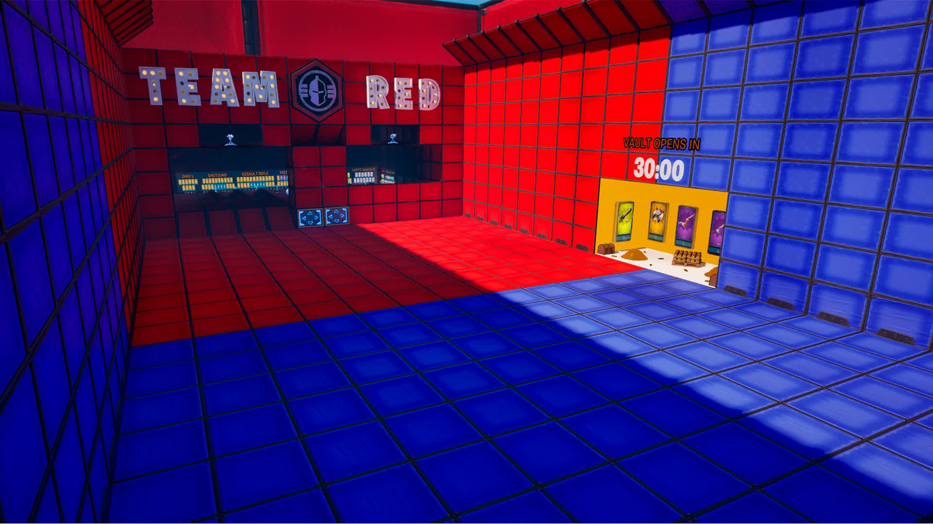 CLASH 🔴 RED VS BLUE 🔵 1464-4216-8186 by phenoom - Fortnite Creative Map ...